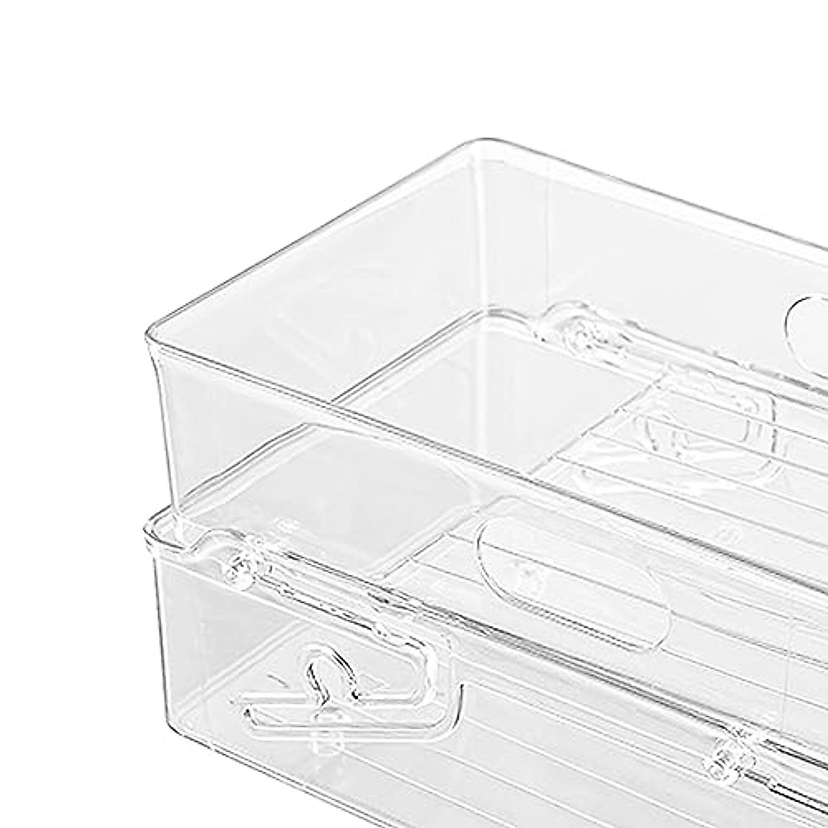 Bothyi Automatic Can Holder, Drinks Beer Cans Storage, Foldable Auto Rolling Drink Organizer, Clear Fridge Storage Organiser for Cabinet, Cupboard