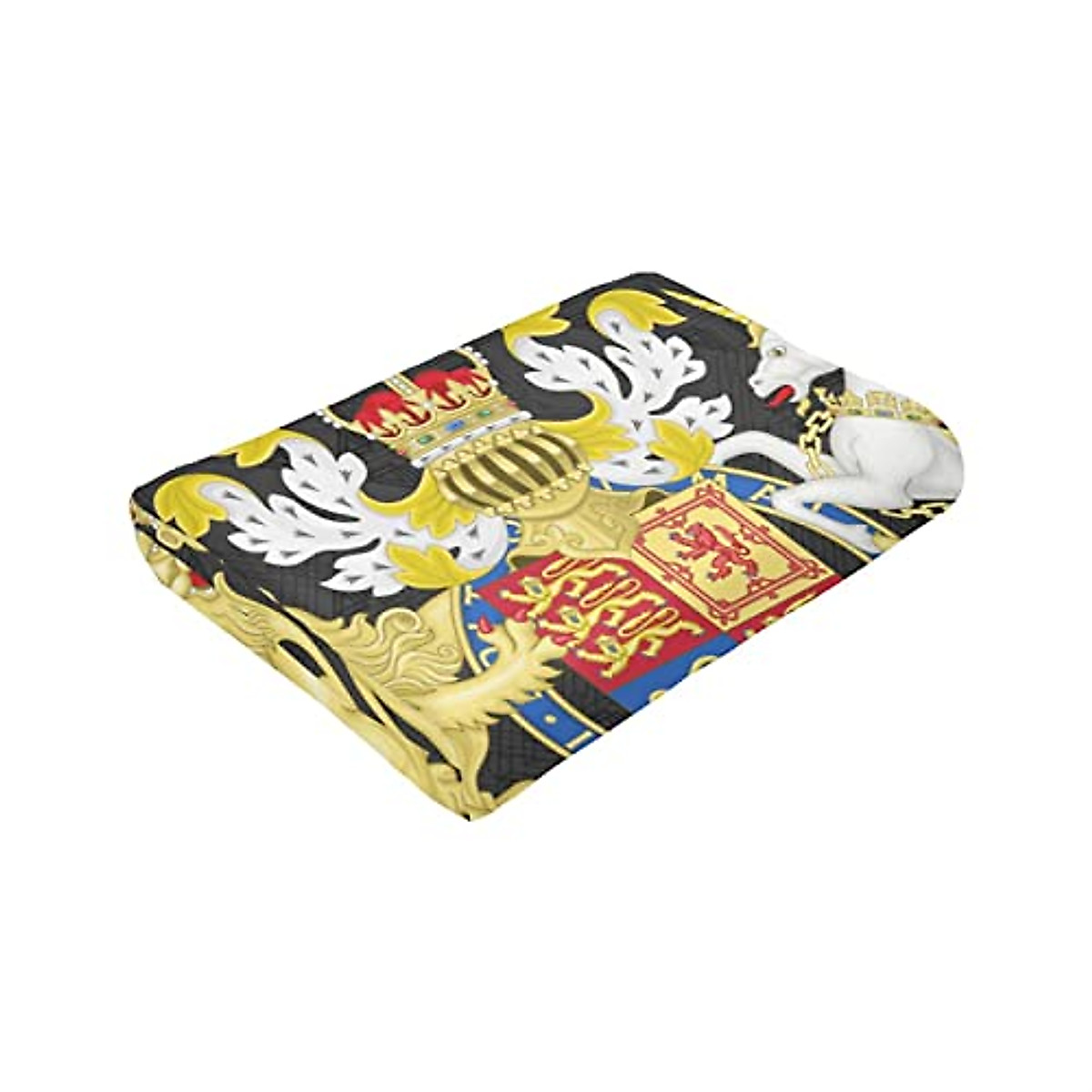 Royal Coat of Arms of The United Kingdom Flannel Fleece Throw Blanket ,Softest Super Fluffy Bed Plush Blanket Throw, Sofa Luxury Cozy Couch Blanket 80"x60"