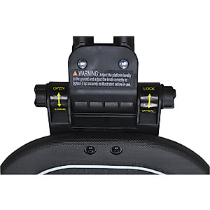 Englacha 2-in-1 Cozy X Rider, Black - Child Rider Stroller Attachment with Saddle Seat and Standing Platform - Universal Fit for Most Prams - Quick and Easy to Use - Designed for Safety