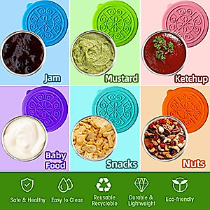 6 Pack Salad Dressing Containers To Go,1.6oz Stainless Steel Condiment Cup Mini Sauce Containers for Lunch Bento Box with Leakproof Food-grade Silicone Lids for Snack,Dessert,Souffle,Kids Lunch