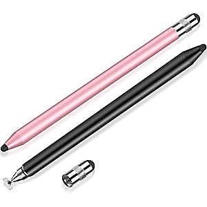 Styluslink(TM) 3-in-1 Universal Touch Screen Stylus Pen for Touch Screens, Compatible with All Samsung Galaxy Tablets/All iPad/iPad Air/iPad Mini/iPad Pro and All Other Touchscreen Devices (2Pcs)
