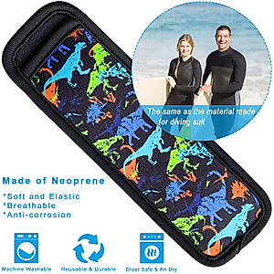 Popsicle Holder for Kids, 6 Pieces Ice Pop Neoprene Insulator Sleeves, Freeze Pops Neoprene Sleeves, Cute Ice Sleeves Holder Bag, Reusable Washable Ice Popsicle Sleeves for Boys Girls. (Multicolor-1)