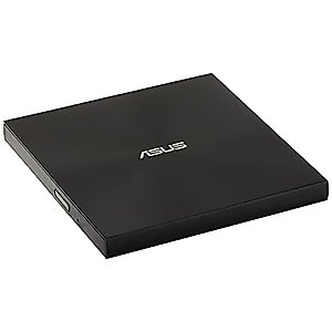 ASUS ZenDrive Ultra Slim USB 2.0 External 8X DVD Optical Drive +/-RW with M-Disc Support for Windows and Mac and Nero BackItUp for Android Devices (SDRW-08U7M-U/BLK/G/AS),Black