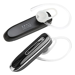 Headset, Wireless Business Single Earpiece, HiFi Stereo Sound Clear Calls Headphone with Noise Reduction Microphone, for Office Workout