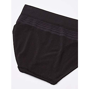Warner's womens Blissful Benefits By Warner's Seamless Pany 3 Pack Hipster Panties, Stone/Toasted Almond/Black, Large US