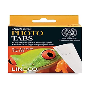 Lineco Quick Stick Photo Tabs pack of 500
