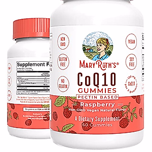 MaryRuth Organics CoQ10 | 1 Month Supply | CoQ10 Gummies | CoQ10 Supplements for Adults & Kids | Gummy Supplements for Heart Health & Cellular Energy | Vegan | Non-GMO | Gluten Free | 60 Count