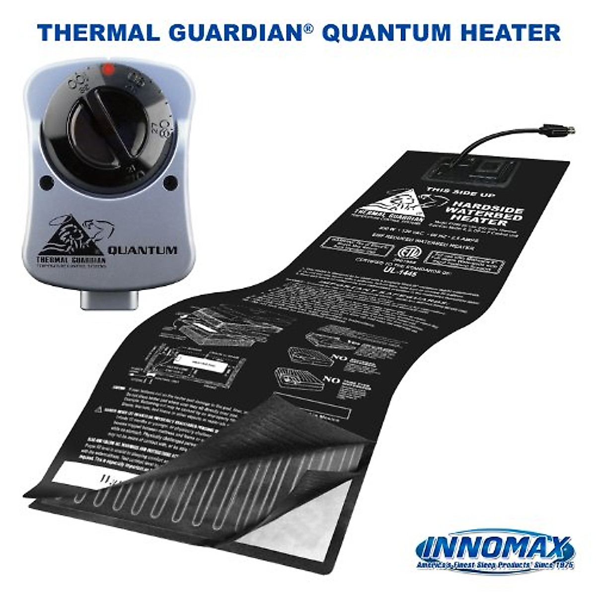 INNOMAX Vinyl Thermal Guardian Quantum Solid State Waterbed Heater, Full Watt