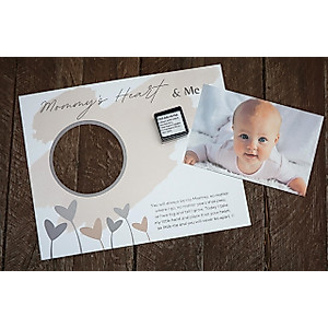 Baby Child Keepsake Handprint Frame for Mom with Poetry - Gift for First Time Mom for Mother's Day or Christmas - Gift for Mom from Baby Son/Daughter - Made in USA