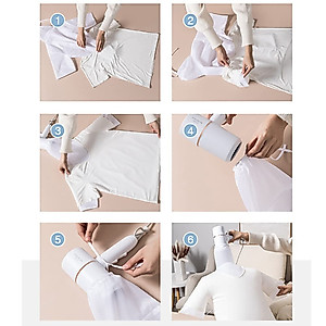 ZOSTLAND Portable Clothes Dryer 6 Minutes Auxiliary Drying Bag Fast Drying Dryerclothes Reusable Space Mini Folding for Home Travel dorms Offices (Coat+Trousers)