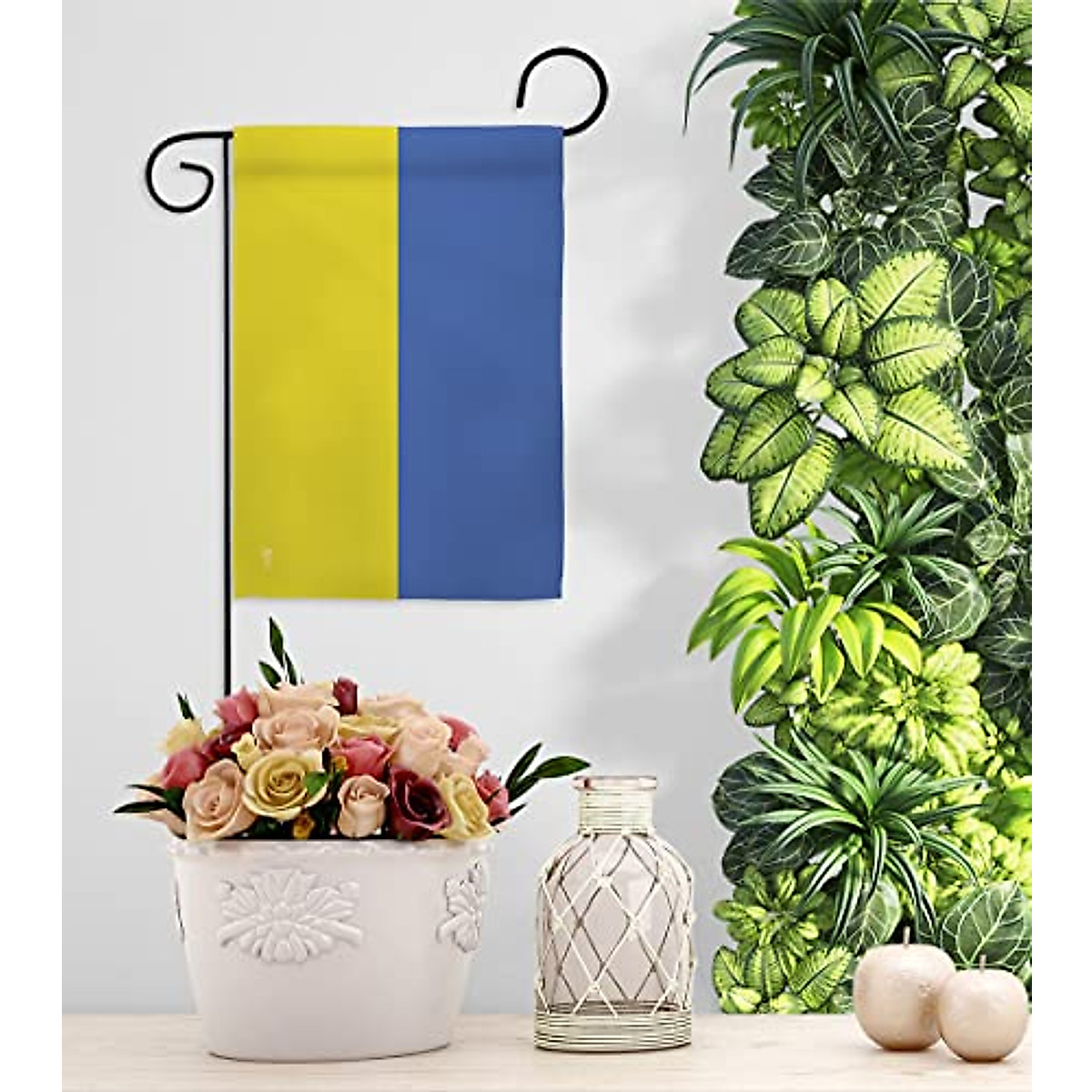Ukraine Garden Flag Wall Tapestry Home Decor Bandera de Support Stand with Ucrania Banner Small House Decoration Lawn Yard Sign Ukrainian Gift Made In USA