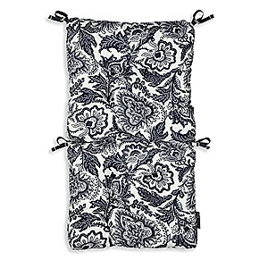 Classic Accessories for Vera Bradley Outdoor Chair Cushion, 21 x 19 x 22.5 x 5 Inch, Java Navy, Outdoor Chair Cushions, Patio Chair Cushions, Patio Cushions