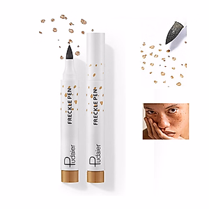 AKARY Freckle Pen, Lifelike Freckle Makeup Concealer Pen, Waterproof Longlasting Soft Dot Spot Professional Faux Freckles Pen Make Up Kit for Natural Effortless Sun Kissed Makeup (1Pc, Light Brown)