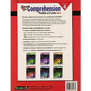 Newmark Learning Grade 4 Common Core Comprehension Aid