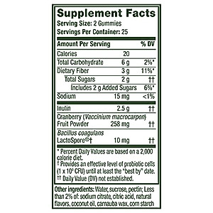 Align Digestive Health Prebiotic + Probiotic Supplement Gummies in Natural Fruit Flavors, Probiotic for Men and Women, #1 Doctor Recommended Brand, 50 Gummies