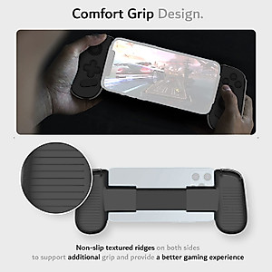 TUDIA Easy Snap On Hard Case Compatible with Backbone One Gaming Controller [for iOS Version Only], Snug Fit Protective Tough Case Anti-Scratch Extra Grip Cover [CASE ONLY] - Black