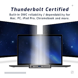 OWC 5 Port Thunderbolt Hub - 60W Charging, Thunderbolt 4, USB 3.2, Compatible with Macs and PCs