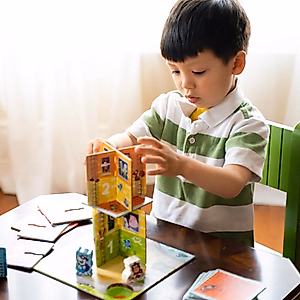 HABA My Very First Games Rhino Hero Junior - A Cooperative Stacking and Matching Game for 2 Years and Up