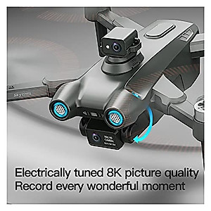 OZLIKA AE6 Drone 4K 8K HD Camera GPS 5G FPV Visual Obstacle Avoidance Professional Brushless Motor Quadcopter RC Dron Toys (Color : 8k 1b Avoidance B)