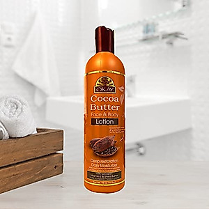 OKAY COCOA BUTTER HAND and BODY LOTION 16oz/473ml