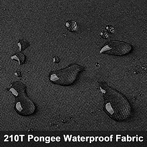 G4Free Golf Bag Umbrella for Club Protection Flex Umbrella (Black)