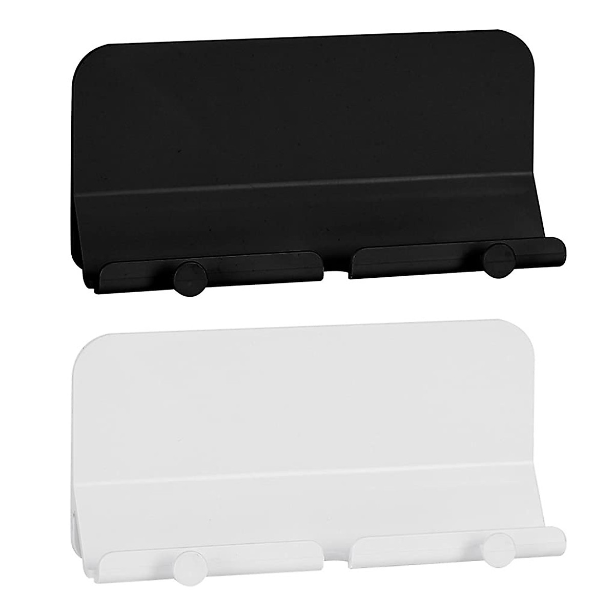 lanema Wall Mount Phone Holder Stand with Charging Hole Self-Adhesive for Key Rack Shel Wall Mount Phone Holder Stand