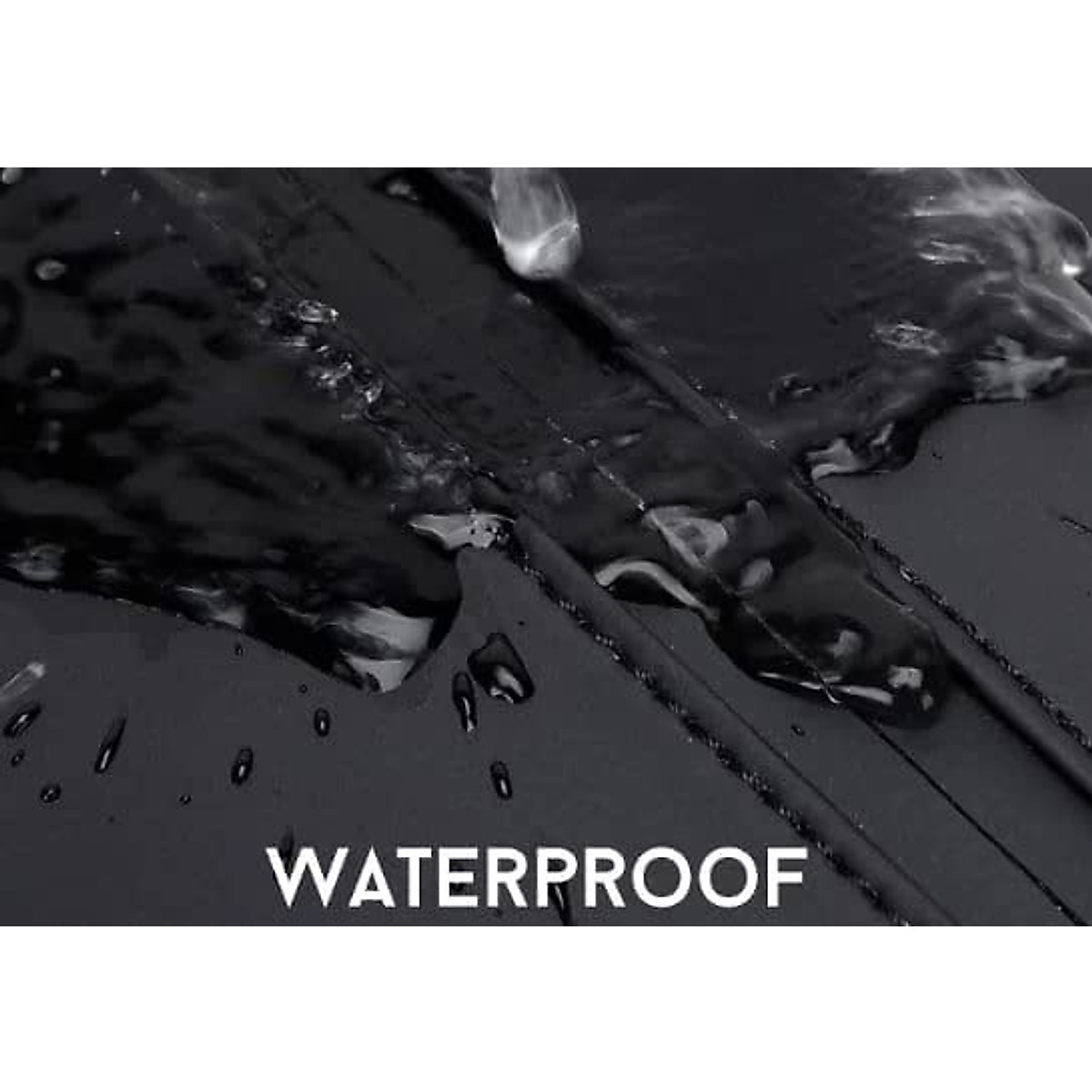 RIYUNE Waterproof Shoulder Bag Hiking Daypacks Crossbody Backpack Multipurpose Cross Body Chest Bag Waterproof Sling Bag (Black)