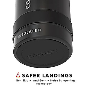 THE COLDEST Skinny Can Cooler - Vacuum Insulated Stainless Steel Slim Can Koozie - Sleeve for All 12oz Cans - Slim Can Holder for Beer, Soda, Hard Seltzer, Energy Drinks & more (Epic White)