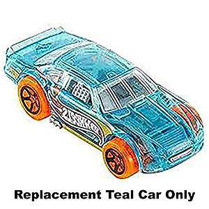 Replacement Part for Hot Wheels Mega Racer Track Builder ~ FTL69 - Replacement Teal Car