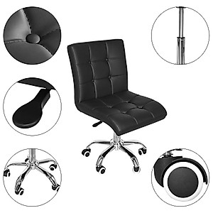 Computer Beauty Salon Office Chair Stool,Adjustable Height,Swivel Chair,Ergonomic Lumbar Support,Executive Home Chair,Modern Casual(Ship from US!)