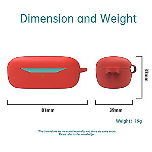 BRAIYV 2 Pack Soft Silicone Protective Case Cover Compatible with Huawei Freebuds SE Earbuds, Protective Skin Sleeve with Carabiner,Blue