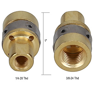 STARTECHWELD 169-716 Mig Gas Diffuser Mig Adapters for Miller M10, M15 and Hobart H9, H10 Guns (Pack of 5)