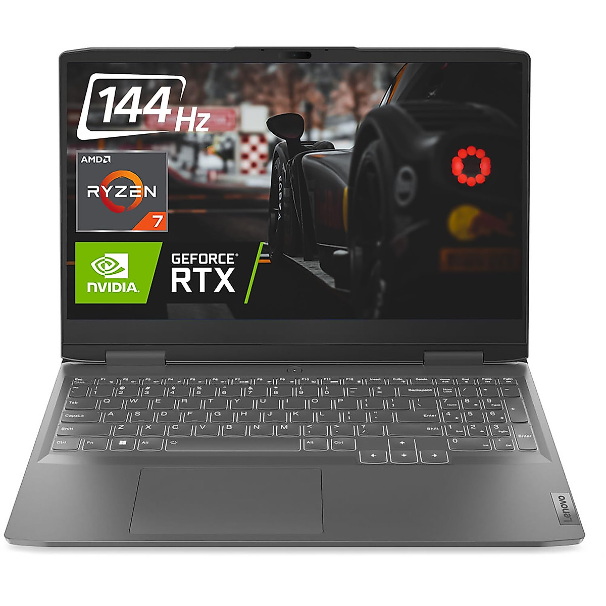 Lenovo LOQ Gaming Laptop, GeForce RTX 4050, AMD 8-Core Ryzen 7 7840HS(> i7-12700H), 15.6" FHD, 64GB DDR5 RAM, 2TB SSD, Backlit KB, Wi-Fi 6, Windows 11 Home, Gray