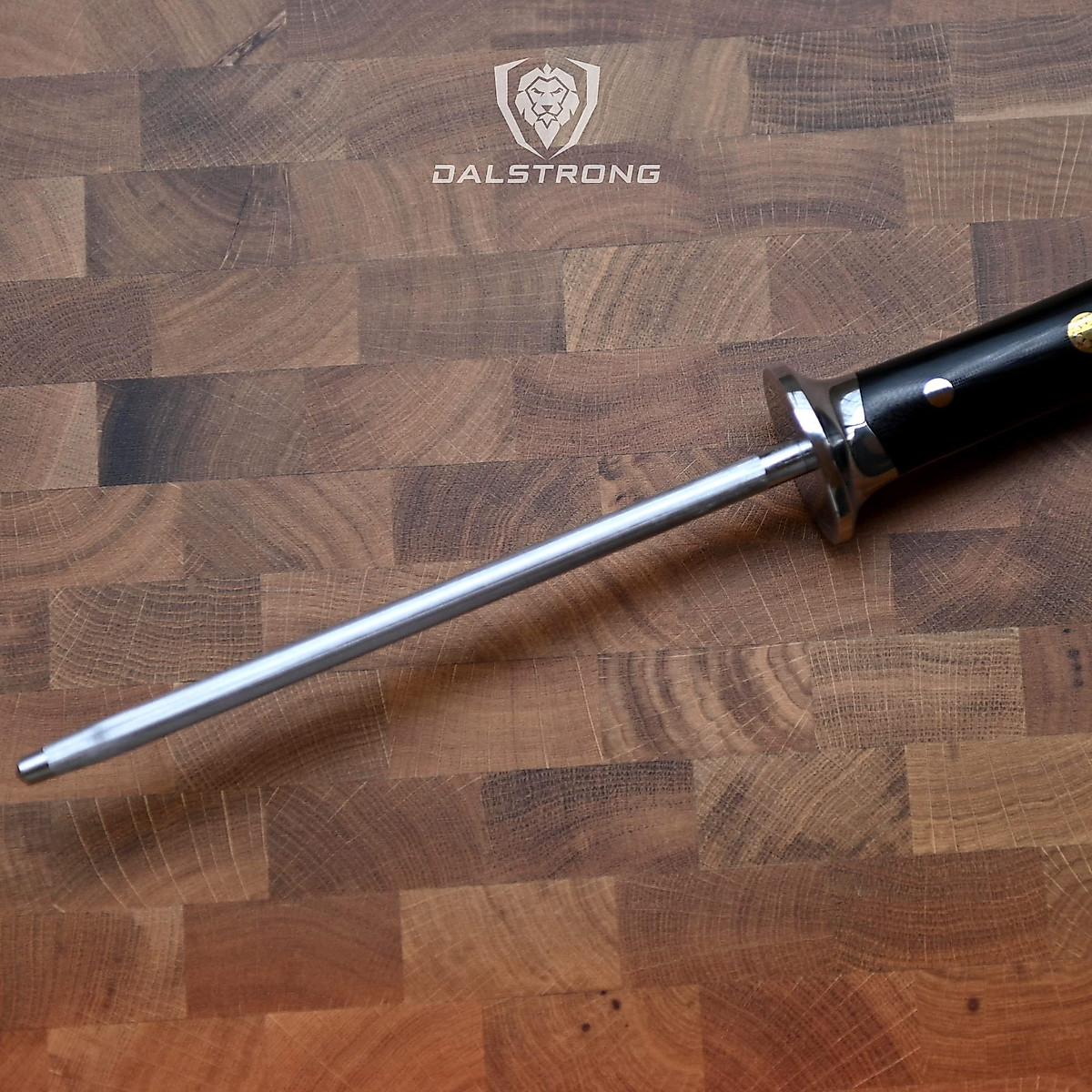 Dalstrong Butcher Knife - 10 inch - Centurion Series -G10 Handle Meat Kitchen Knife - Razor Sharp Bundle with Honing Rod - 8 inch - Centurion Series G10 Handle Kitchen Utensils