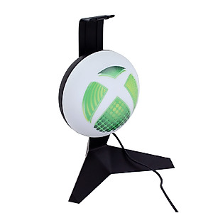 Paladone Xbox Headset Stand Light - Officially Licensed Ear Phone Holder for Gaming Set Up, Gift for Gamer, USB Powered