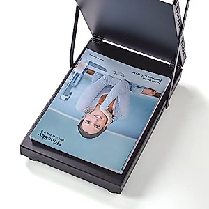 Kroey brochure display stand&Foldable Magazine Rack with 5 Pockets for Exhibition and Trade Show (67'X9.5'X14.5')