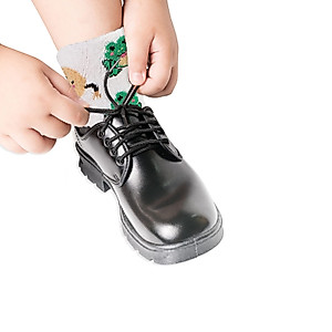 Rite Lite Passover Kids Crew Socks, Frogs and Matzah Balls Design