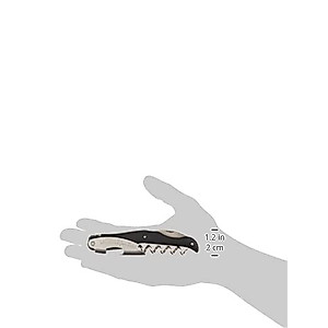 Jean Dubost Laguiole Wine Waiter with Handle in a Metal Box, Black