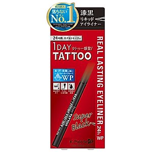 K-palette Real Lasting Eyeliner 24h Waterproof - 01 Super Black By K-palette for Women - 1 Oz Eyeliner, 1 Oz
