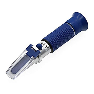 AMTAST Brix Refractometer with ATC for Liquid Fruit Canned Food Sugar Content Test 0-32% Brix Refractometer Automatic Temperature Compensation