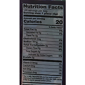 Zotz Fizzy Candy Bag, Assorted Flavors, 100 Count Bag