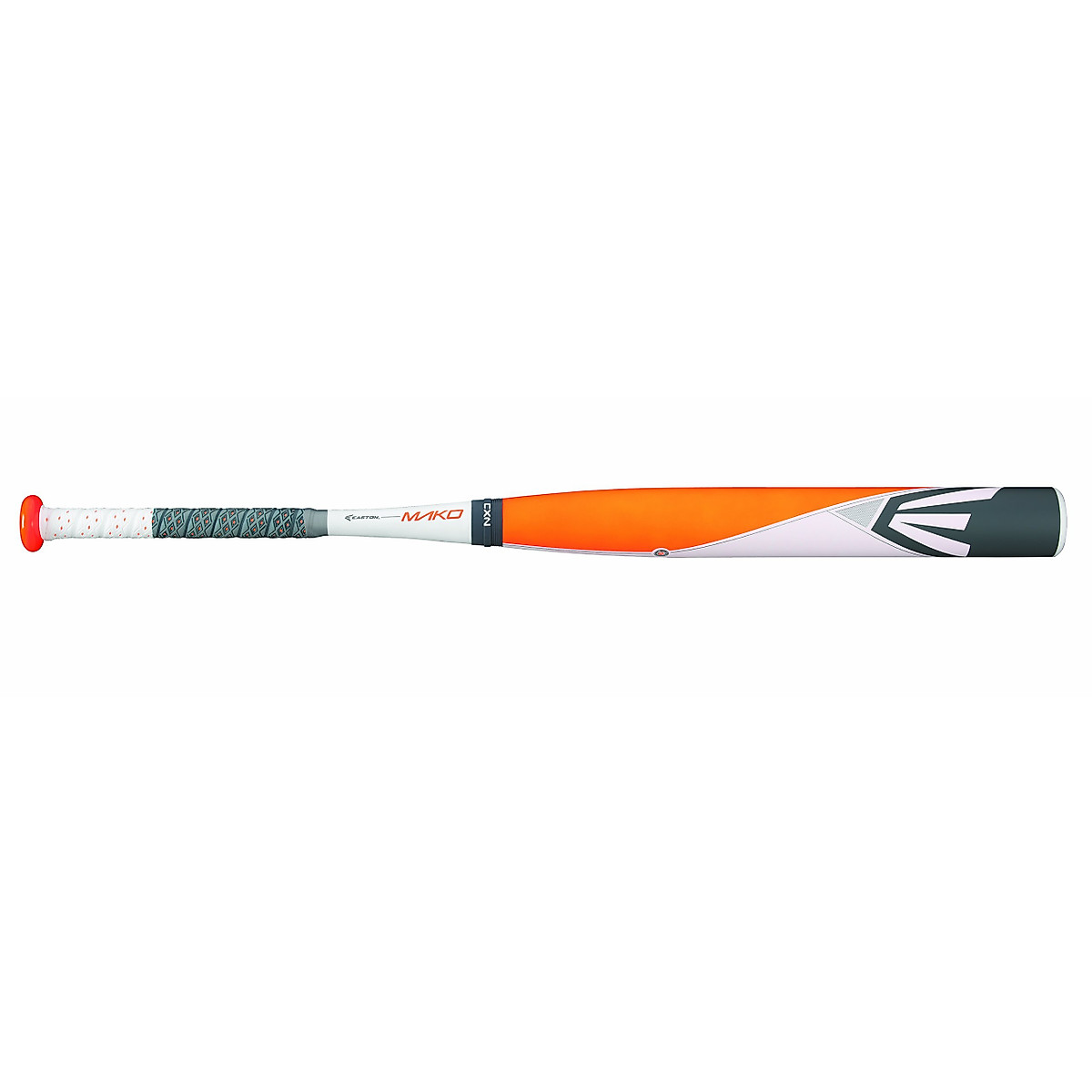 Easton FP14MK MAKO 2-Piece Composite Fastpitch Softball Bat, Orange/White/Grey, 30-Inch/20-Ounce