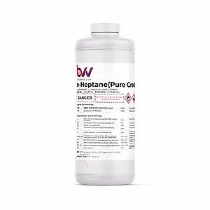 BEST VALUE VACS Lab Grade N-Heptane - Ultra High Purity Solvent - 99.3% Pure Dissolving Heptane Solution - 1 Gallon