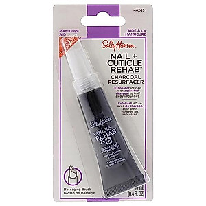 Sally Hansen Nail Rehab Charcoal Resurfacer - 46245 Exfoliator Women 0.4 oz