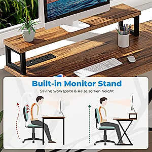 GreenForest Bundles of Folding Desk and L Shaped Desk