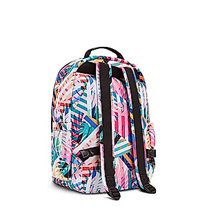 Kipling Seoul Large Printed 15" Laptop Backpack Patchwork Garden