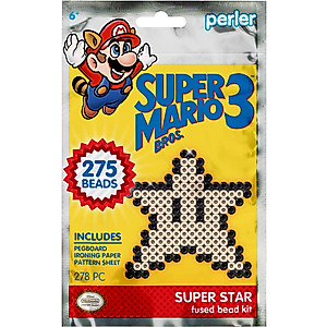 Perler Beads Super Mario Bros. Super Star Kit