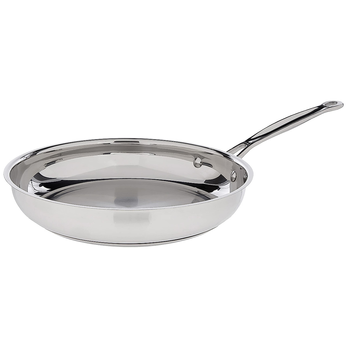 Cuisinart 722-24 10-Inch Chef's-Classic-Stainless-Cookware-Collection, Open Skillet & 722-20 8-Inch Chef's-Classic-Stainless-Cookware-Collection, 8", Open Skillet
