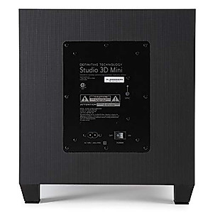 Definitive Technology Studio 3D Mini Sound Bar with 6 Speakers and an 8" Wireless Subwoofer, 3D Surround Sound, Dolby Atmos & DTS:X, Built-in HEOS, Amazon Alexa Compatible, 4K HDMI with eARC