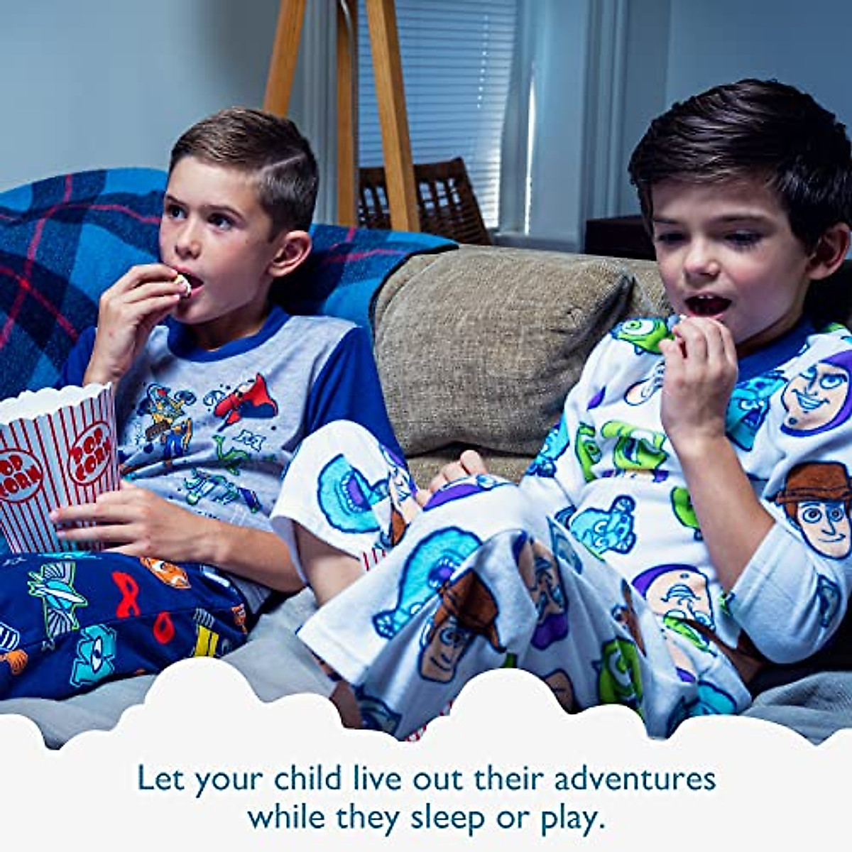 Disney Boys' Toy Story 2-Piece Snug-Fit Cotton Pajamas Set With Book, COUNT ON ME, 2T